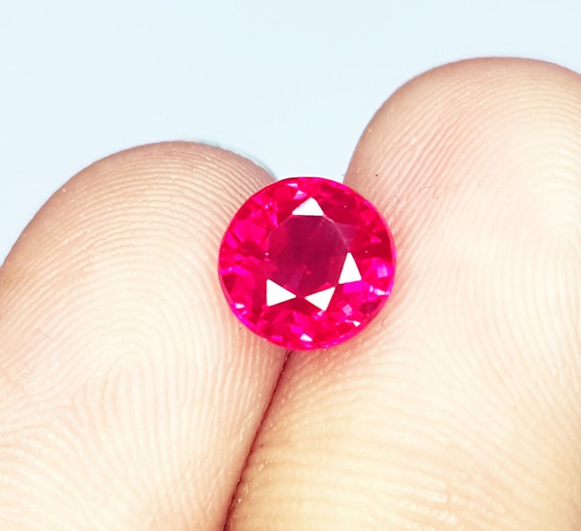 Natural Ruby Untreated Ruby Red Rose Ruby 1.67 Ct Madagascar Red Ruby ...
