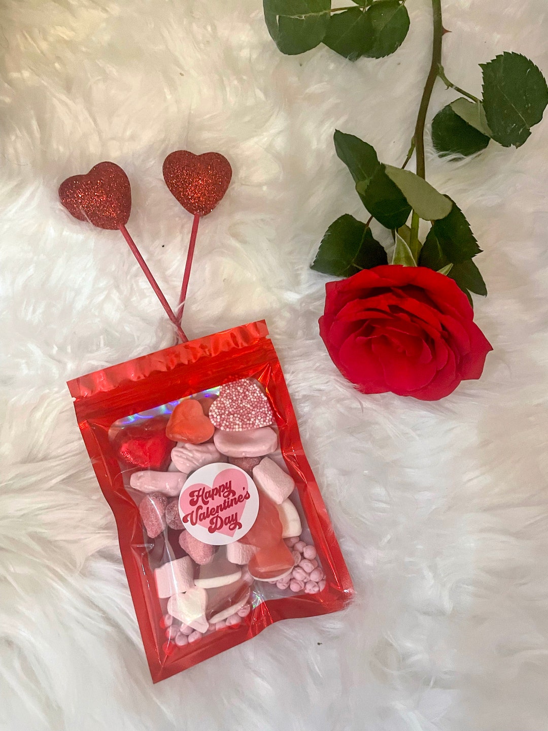Valentines Sweet / Candy Pouch Perfect Gift for Children, Friends ...