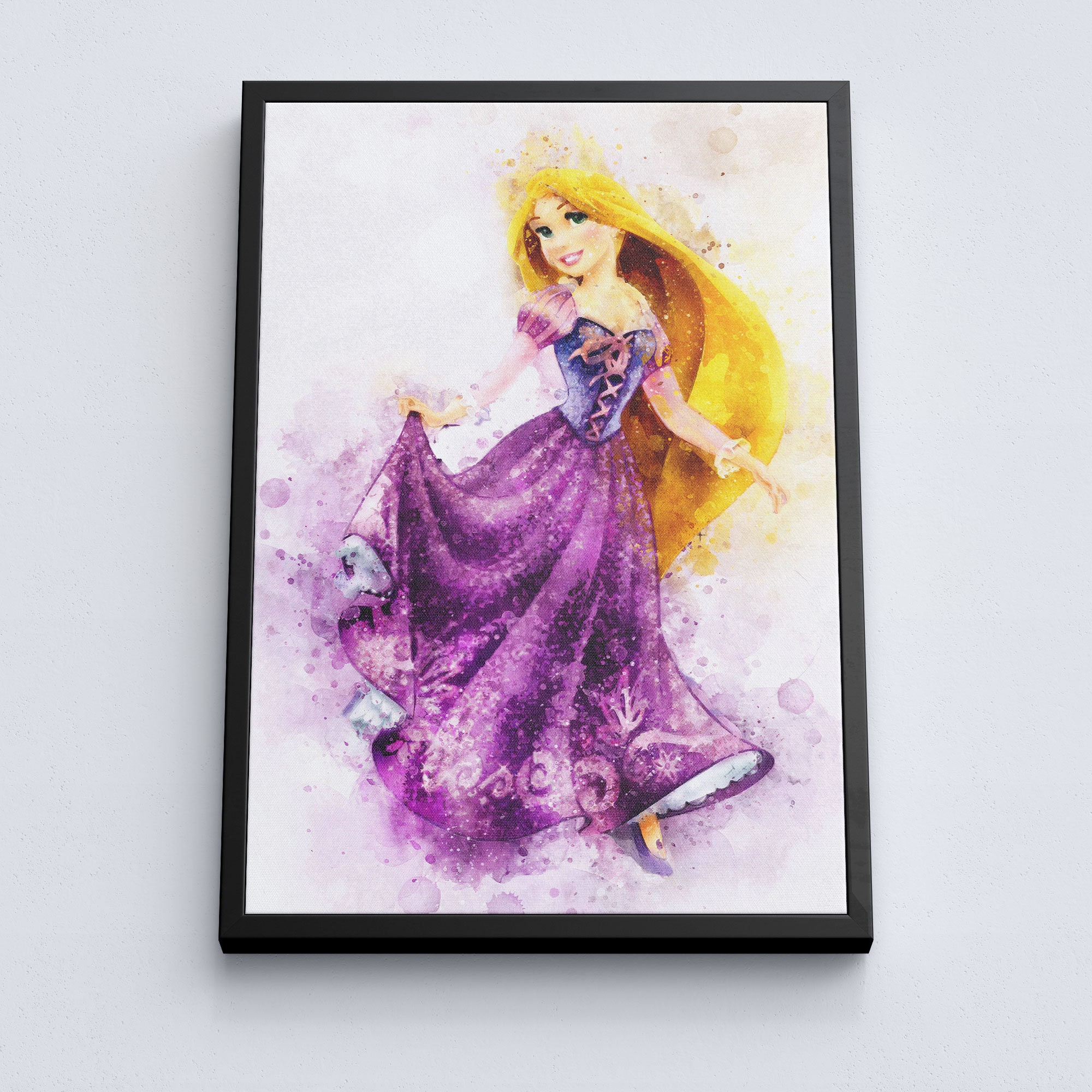 Disney Tangled Poster Tangled Wall Art Disney Princesses - Etsy