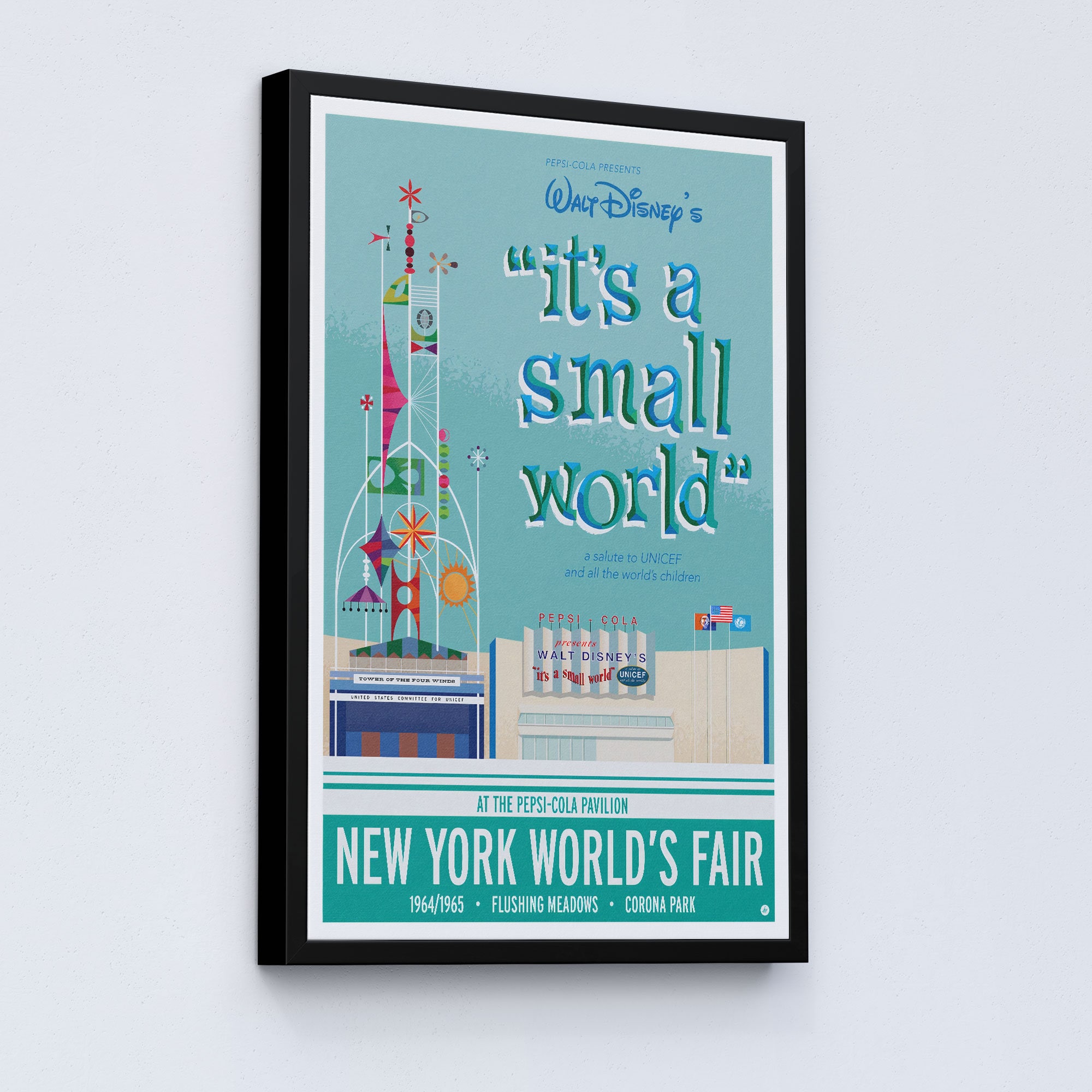 Disneyworld Its a Small World Attraction Poster sold by Emily ...