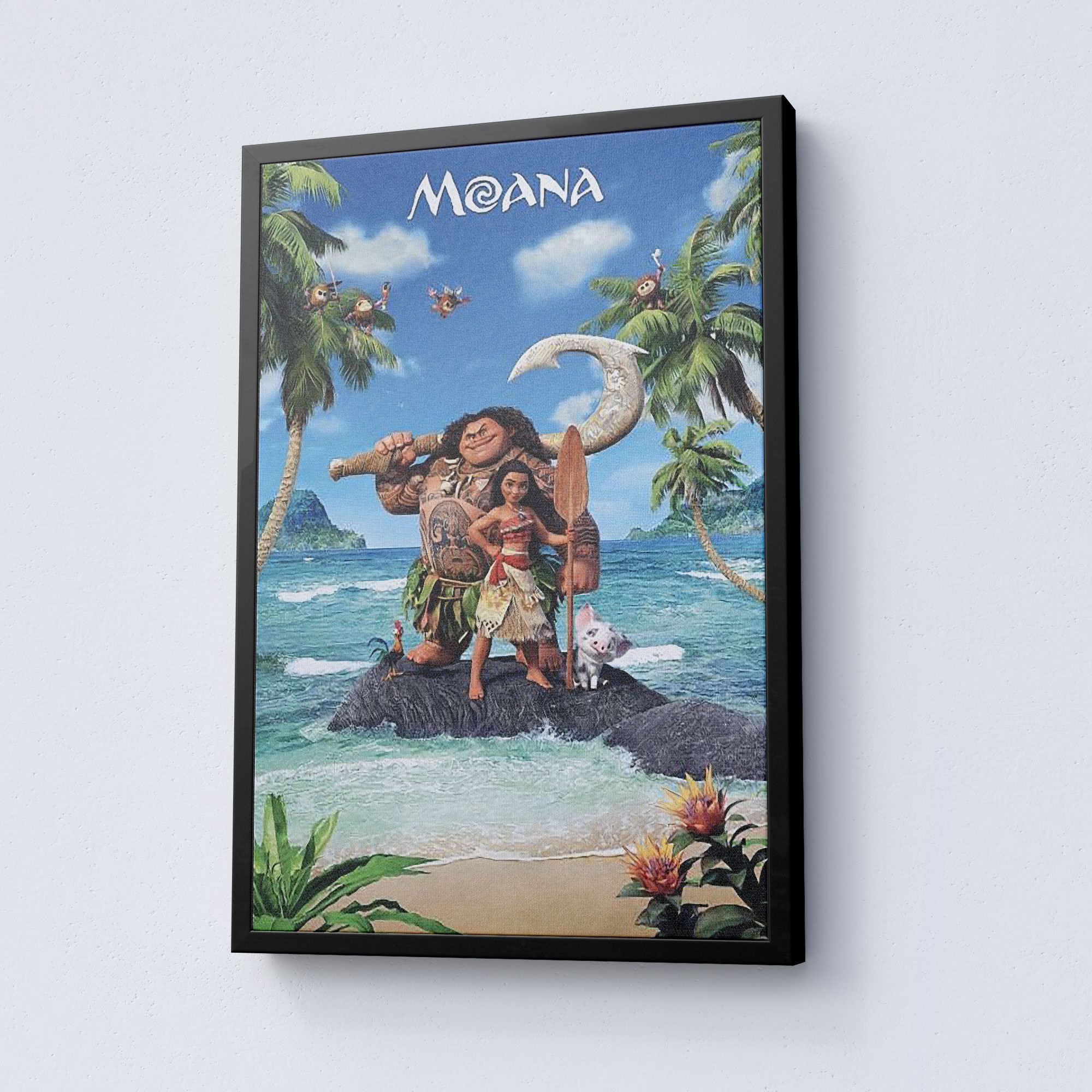 Disney Moana Poster, Island of Motunui Poster, Vintage Disney Poster ...