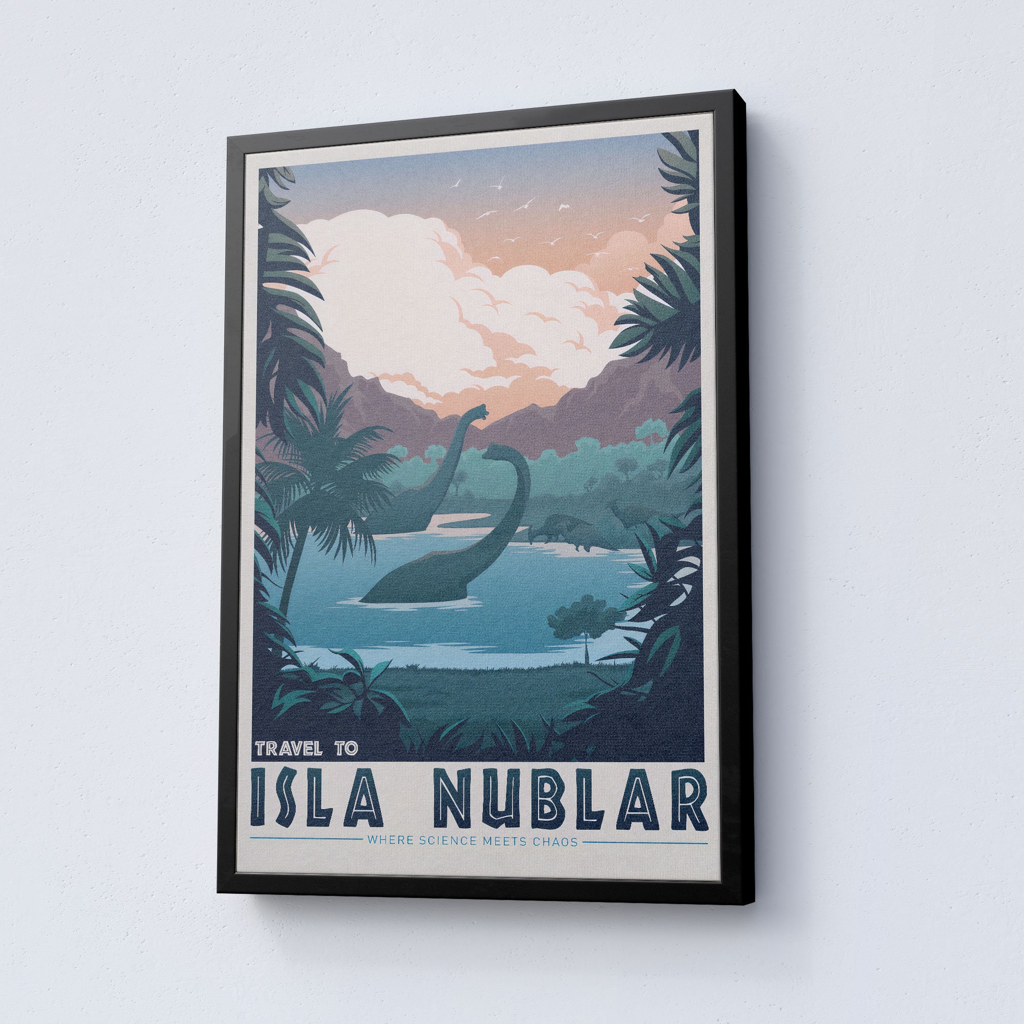 Jurassic Park Poster Isla Nublar Poster Sold By Flashing Cody Sku