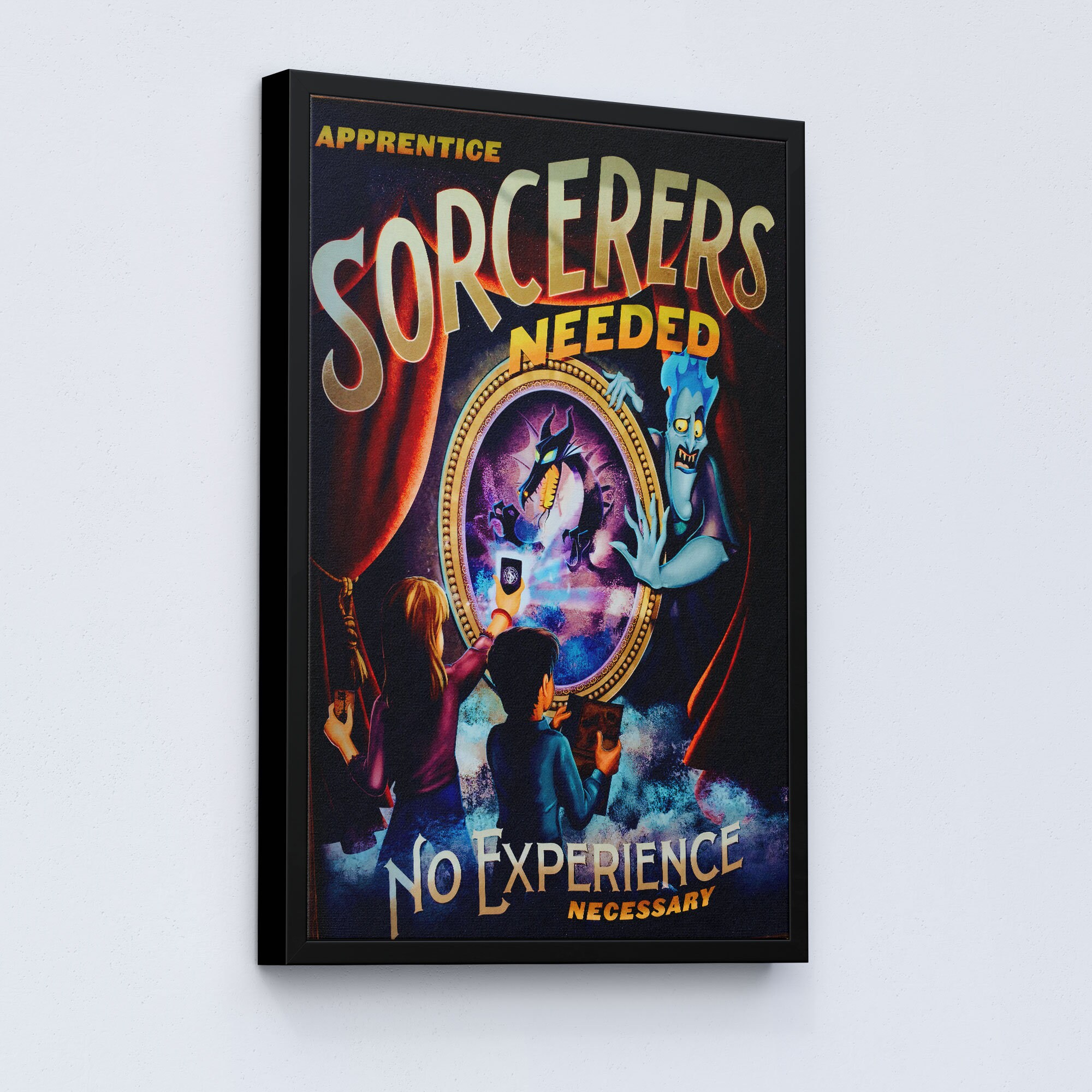 Sorcerers of the Magic Kingdom Poster Disney World Canvas - Etsy