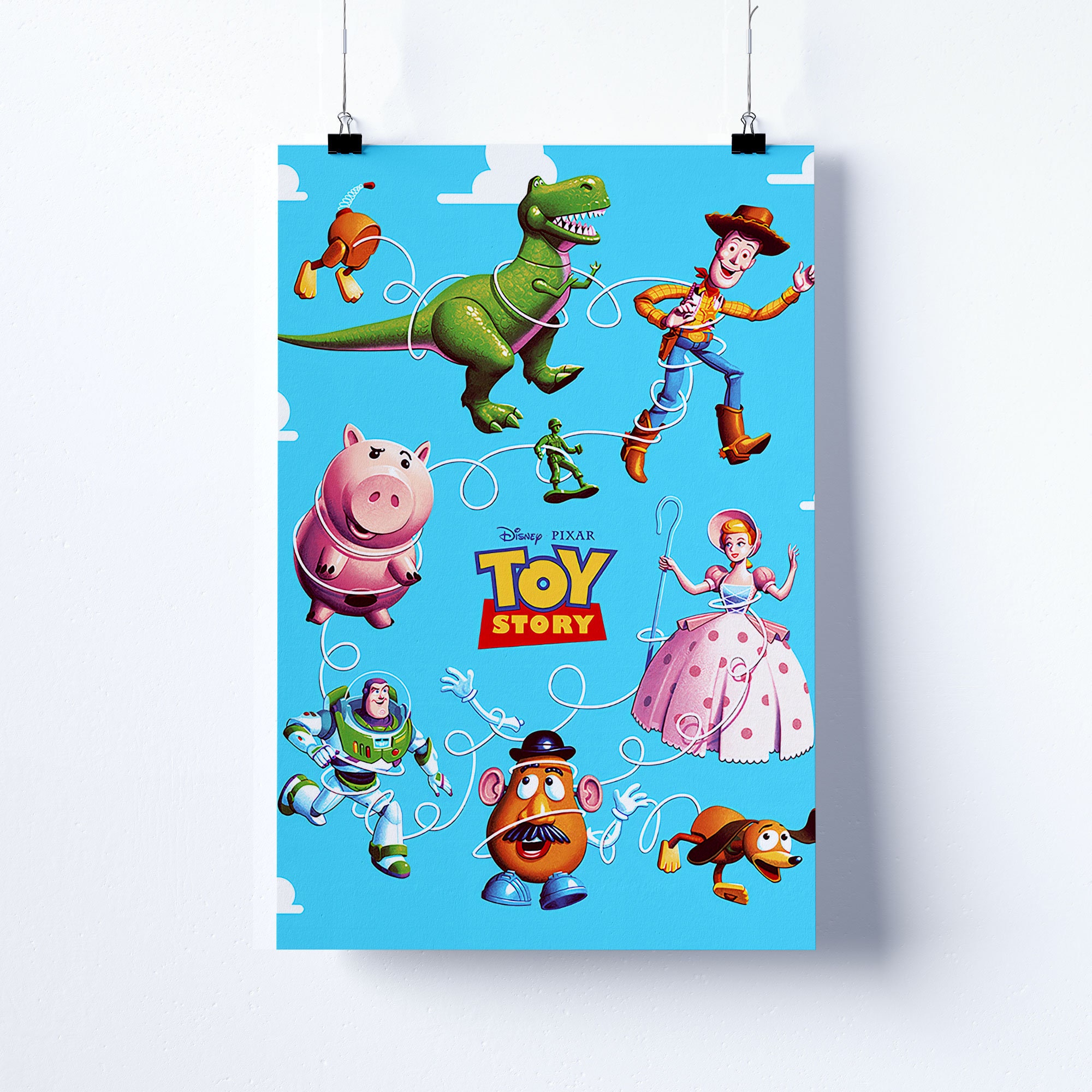 Disney Vintage Toy Story Poster Sold By Ontology Awake Sku 3241074 Printerval Uk