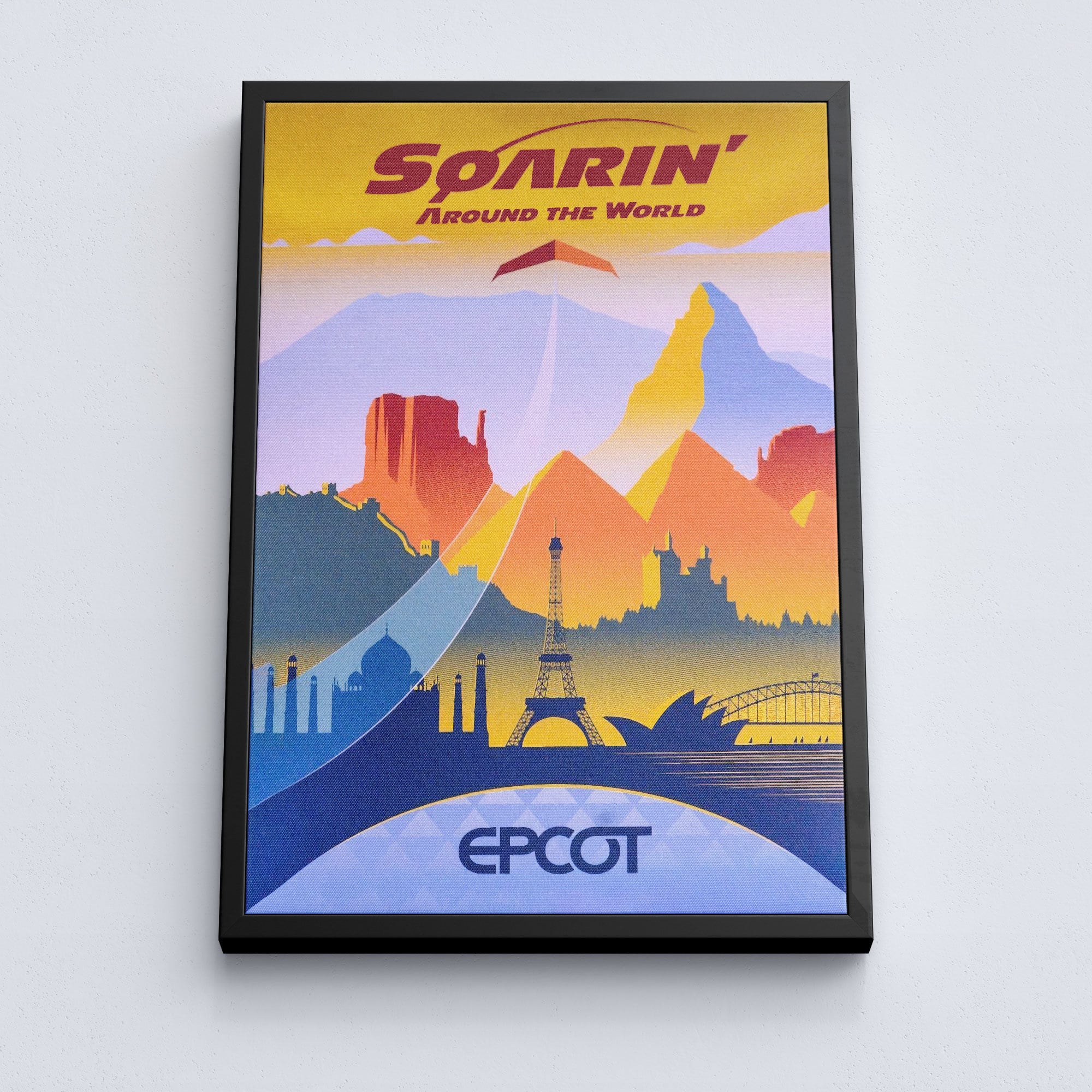 Soarin Around the World Poster, Disneyland Poster sold by DaviSchmidt ...