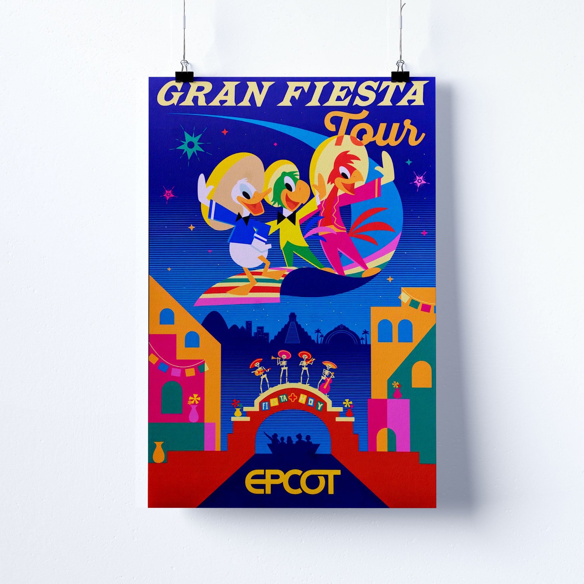 Gran Fiesta Tour Poster, Mexico Poster, World Showcase Poster ...