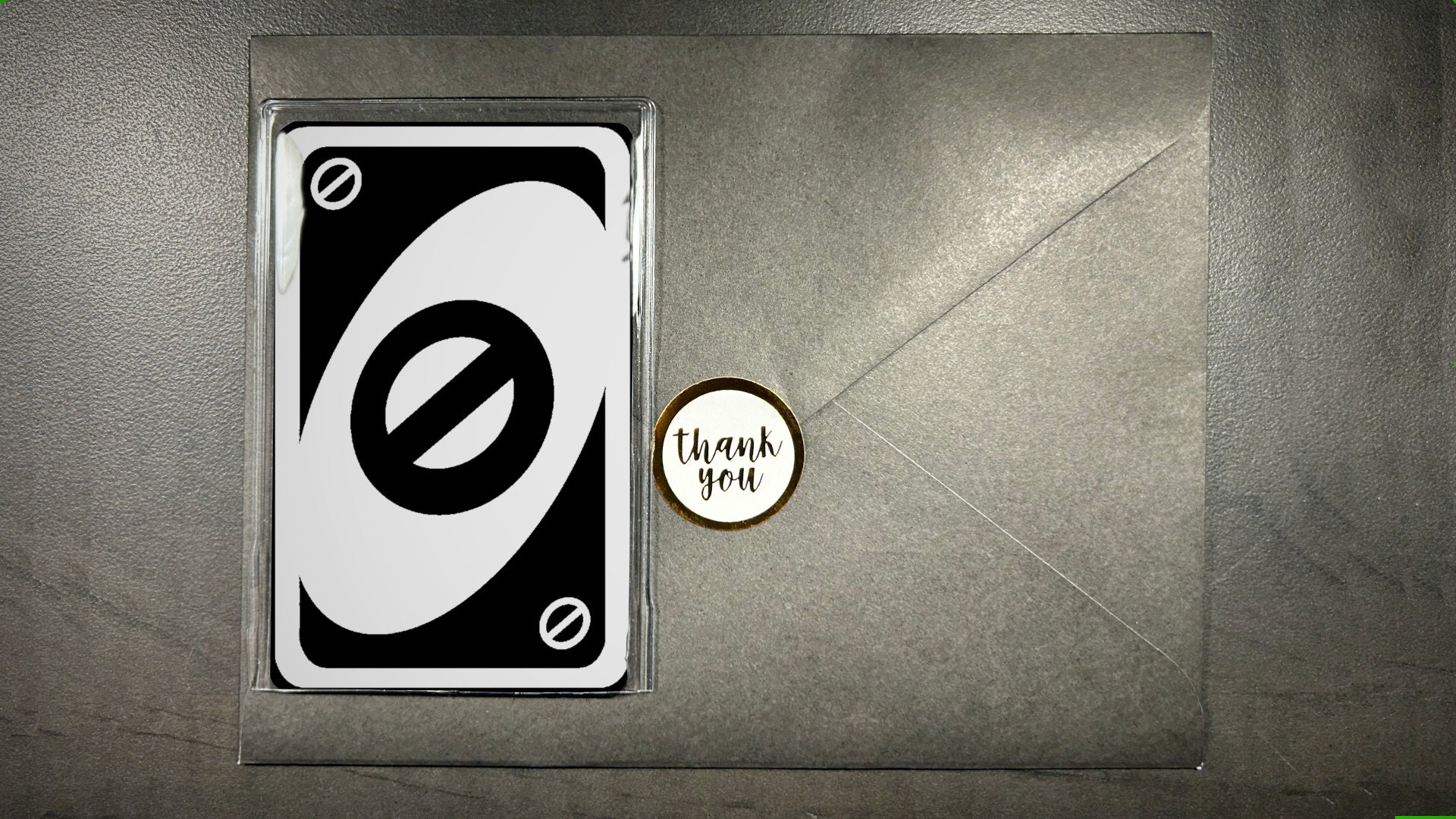 Custom Uno Skip Card Metal - Personalized Laser Engraving | Matte Black ...
