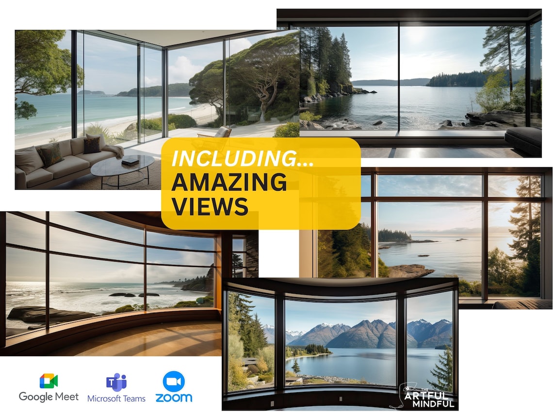 Zoom Backgrounds Pack of 40, Virtual Background, Zoom Background ...