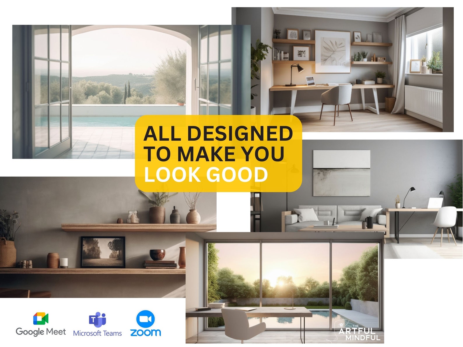 Zoom Backgrounds Pack of 40, Virtual Background, Zoom Background ...