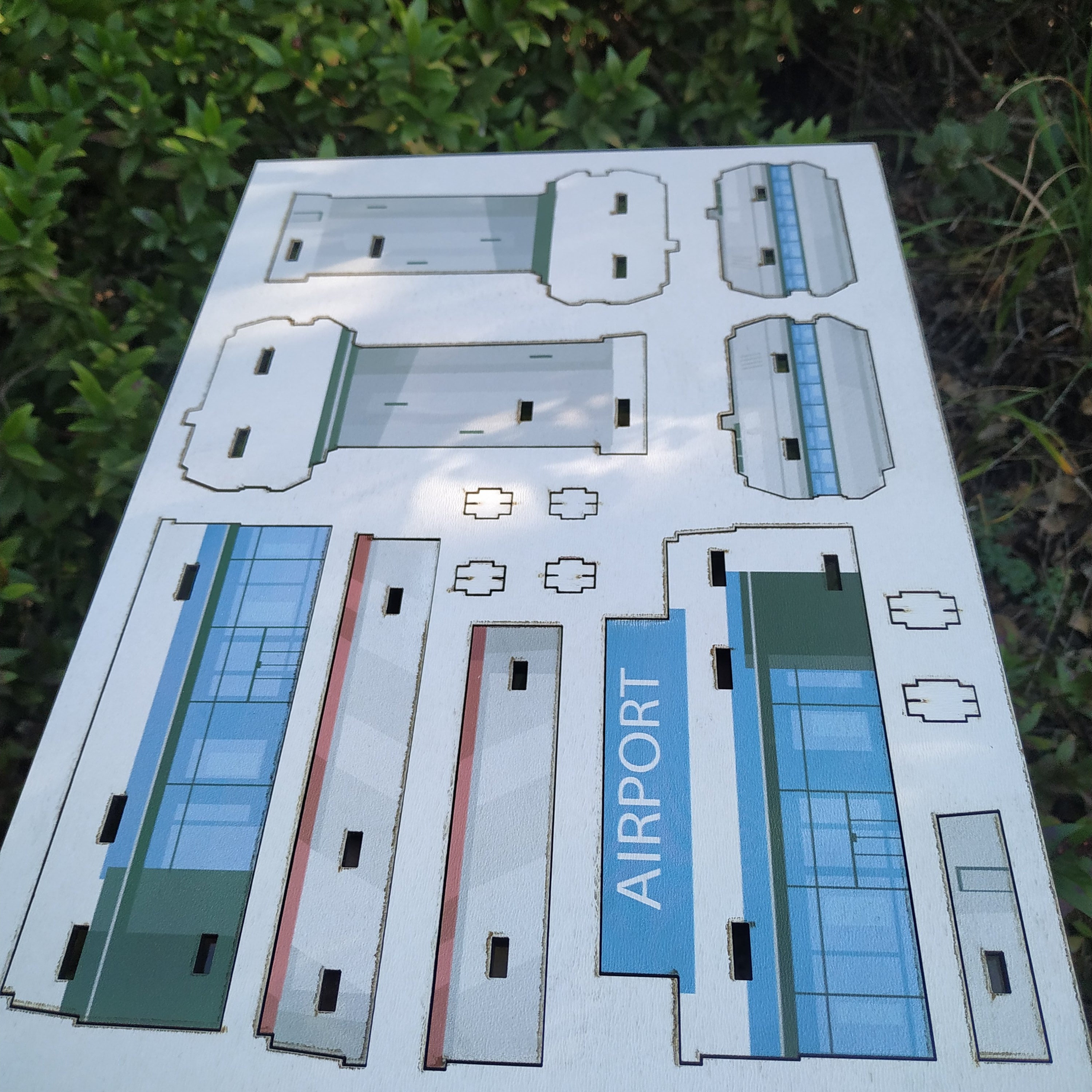 Airport Tower Dxf Pdf SVG AI and EPS 3D Puzzle File Digital - Etsy