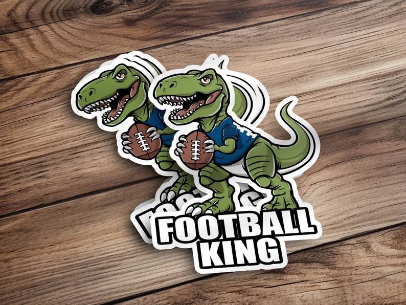 Football Dinosaur SVG Design, Dinosaur Clipart Silhouette Vector Image ...