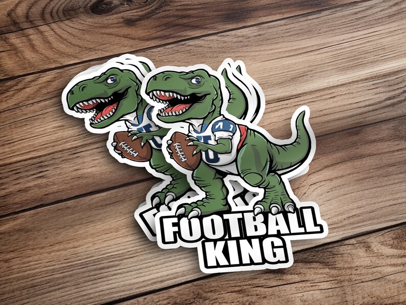 American Football Clipart T-rex SVG Design, Clipart Dinosaur Silhouette ...