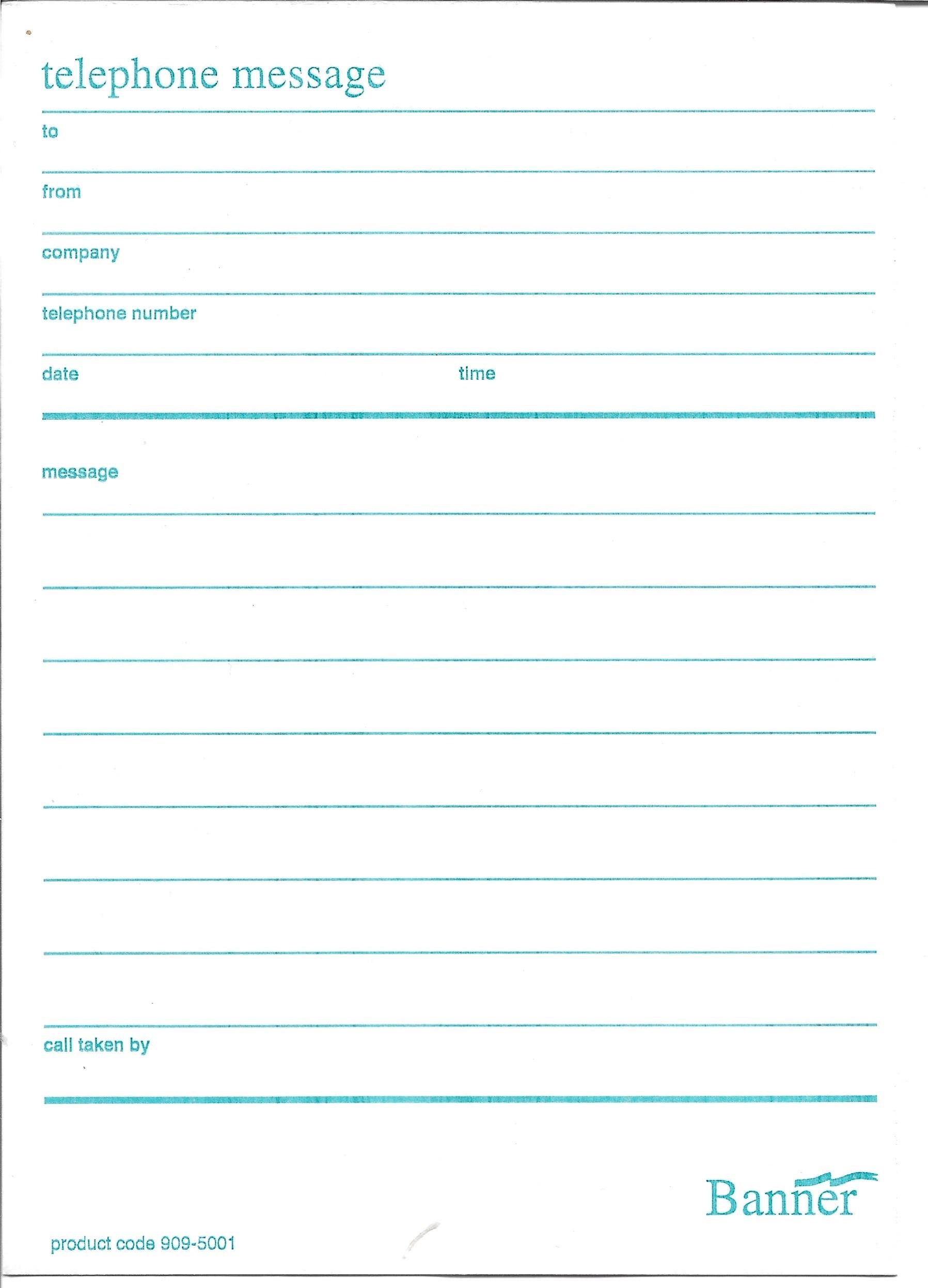 10 X Telephone Message Pads/notebooks 800 Pages - Etsy