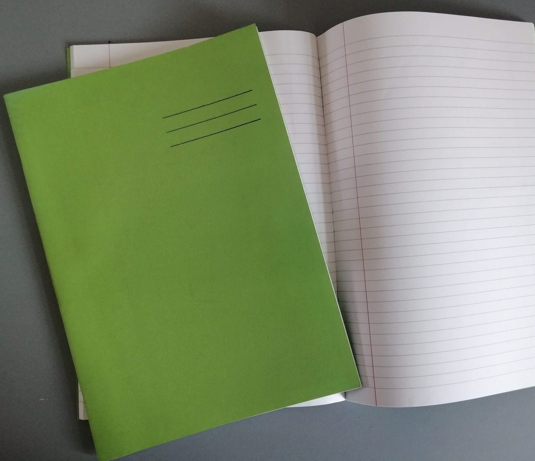 Pair of A4 Lined Exercise/notebooks 160 Pages - Etsy
