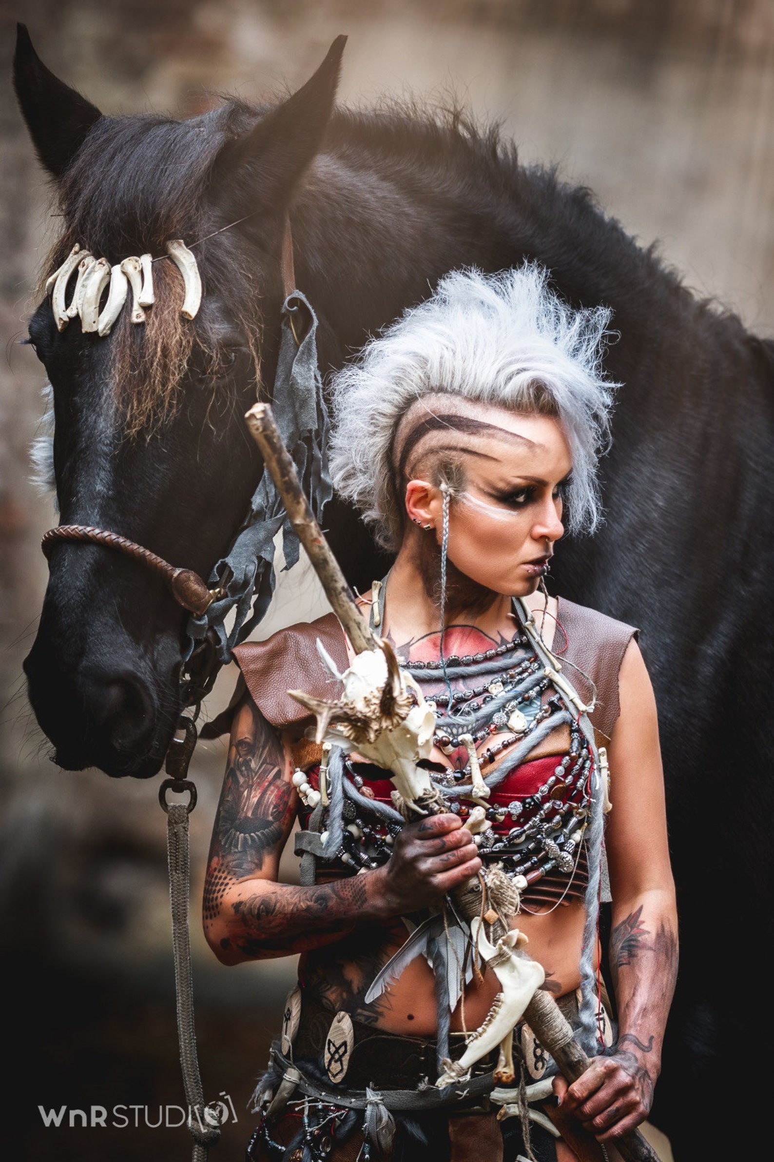 Shaman Warrior With Horse * High Quality Print 20x30 by Arph.dv - Etsy