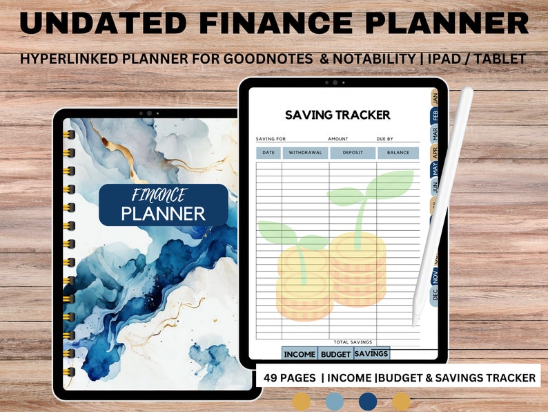 Digital Financial Planner, Personal Finance Organizer, Budgeting Tool ...