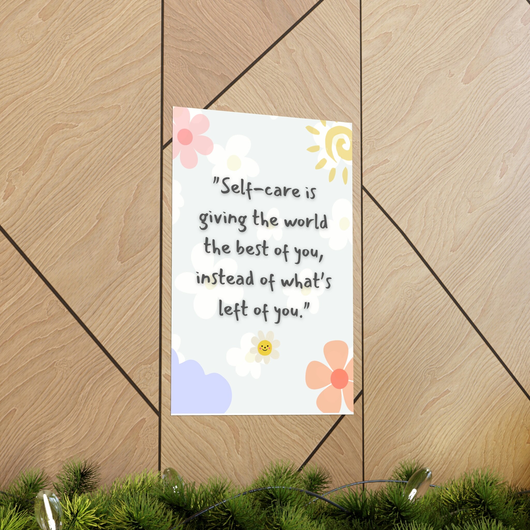 Self Care Poster, Self Love, Therapy Office Decor, Mental Health Poster ...