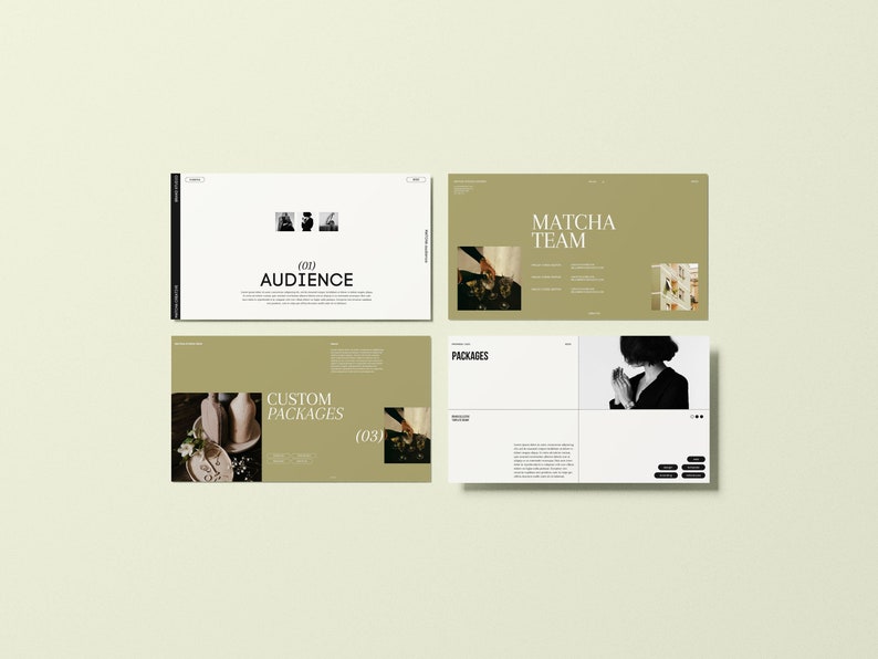 Matcha Brand Guidelines Canva Templates, Brand Strategy Canva Templates ...