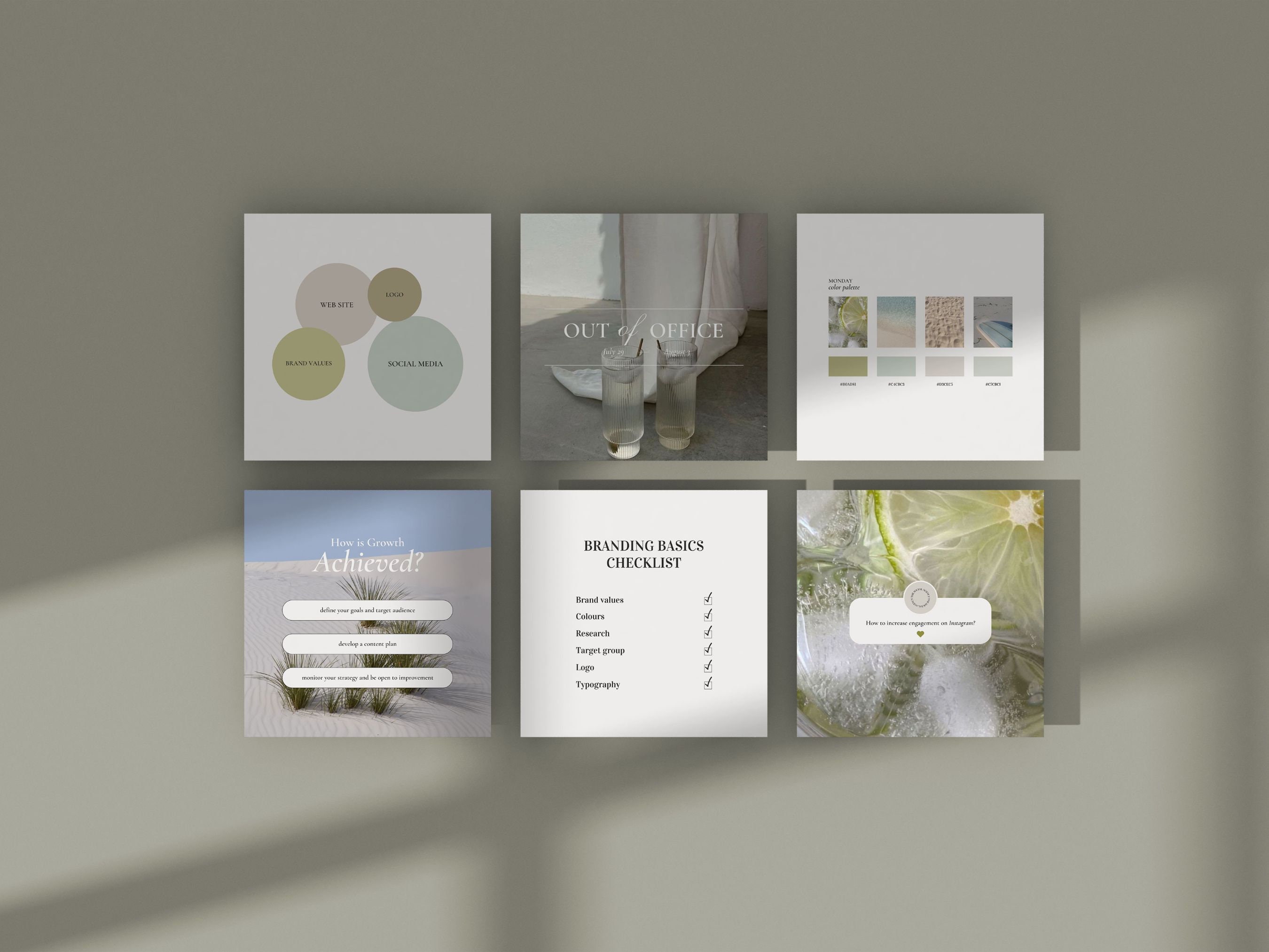 Instagram Agency Templates, 30 Instagram Post Template, Canva Editable ...