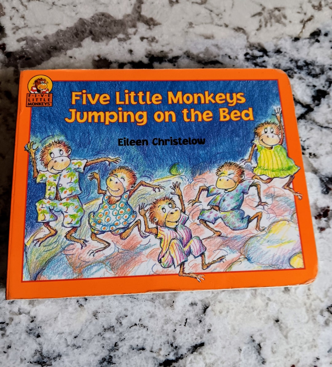 Children's Books - FIVE Little Monkeys Jumping on the Bed - Board Books ...