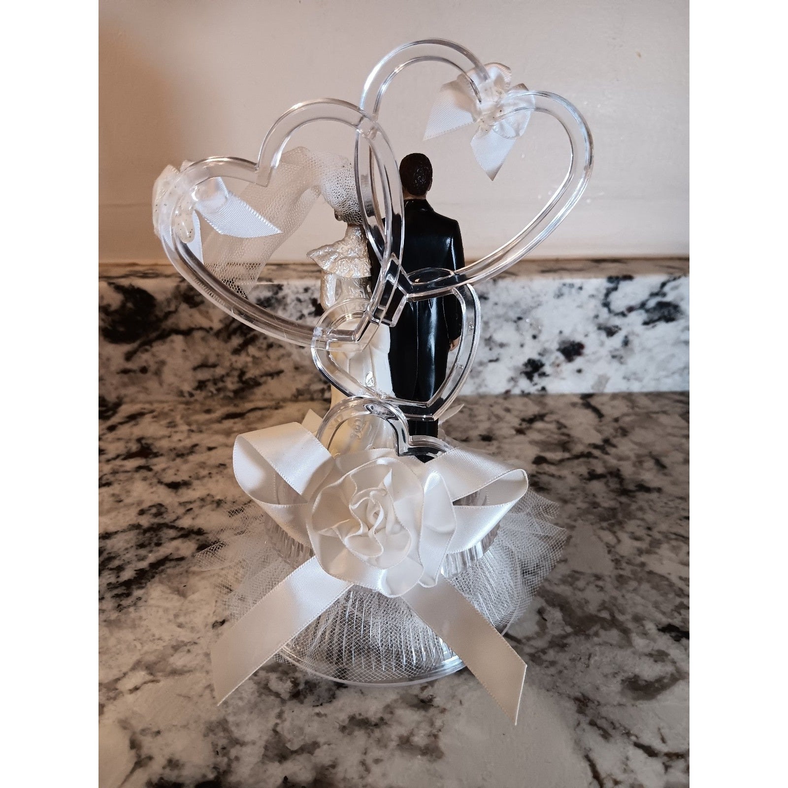 African American Cake Topper African American Wedding Black Bride and ...
