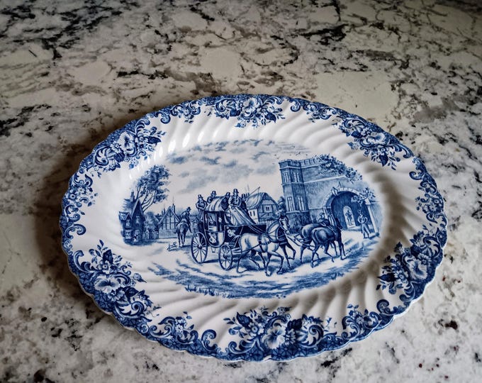 Johnson Bros Platter - Coaching Scenes - Ironstone Made in England - 12 ...