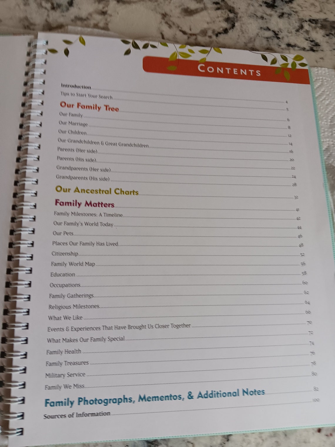 New Family Tree Workbook Family Charts Ancestry Genealogy Lineage ...