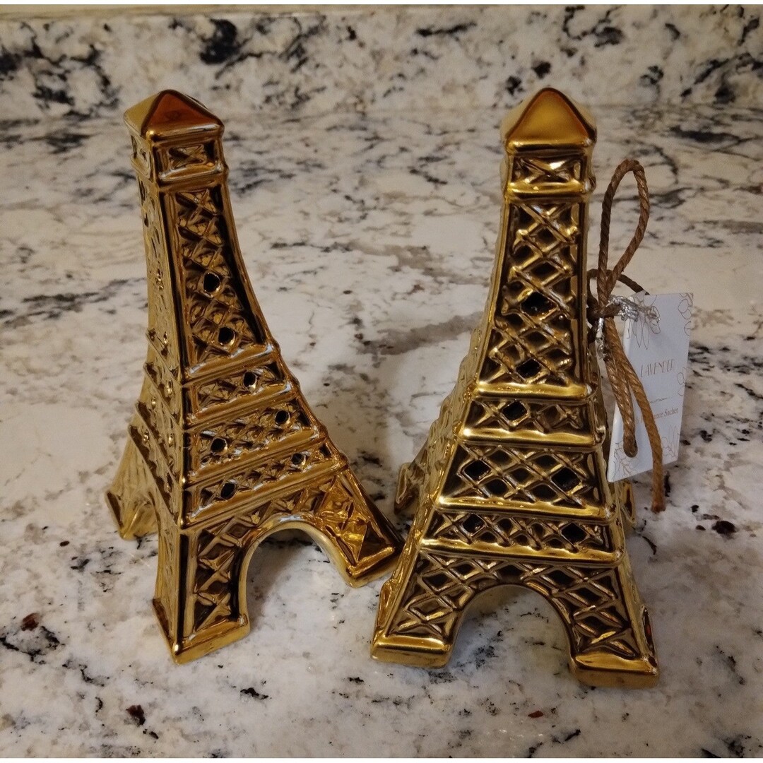 Ceramic Gold Eiffel Tower Sachet Holder - Paris Home Decor - Etsy