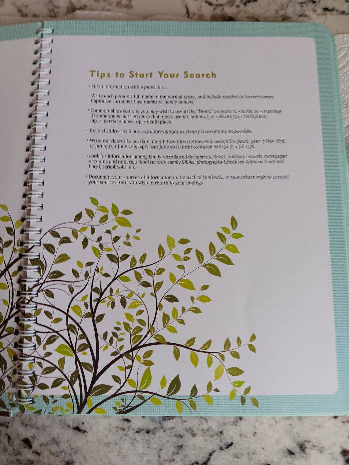 New Family Tree Workbook Family Charts Ancestry Genealogy Lineage ...