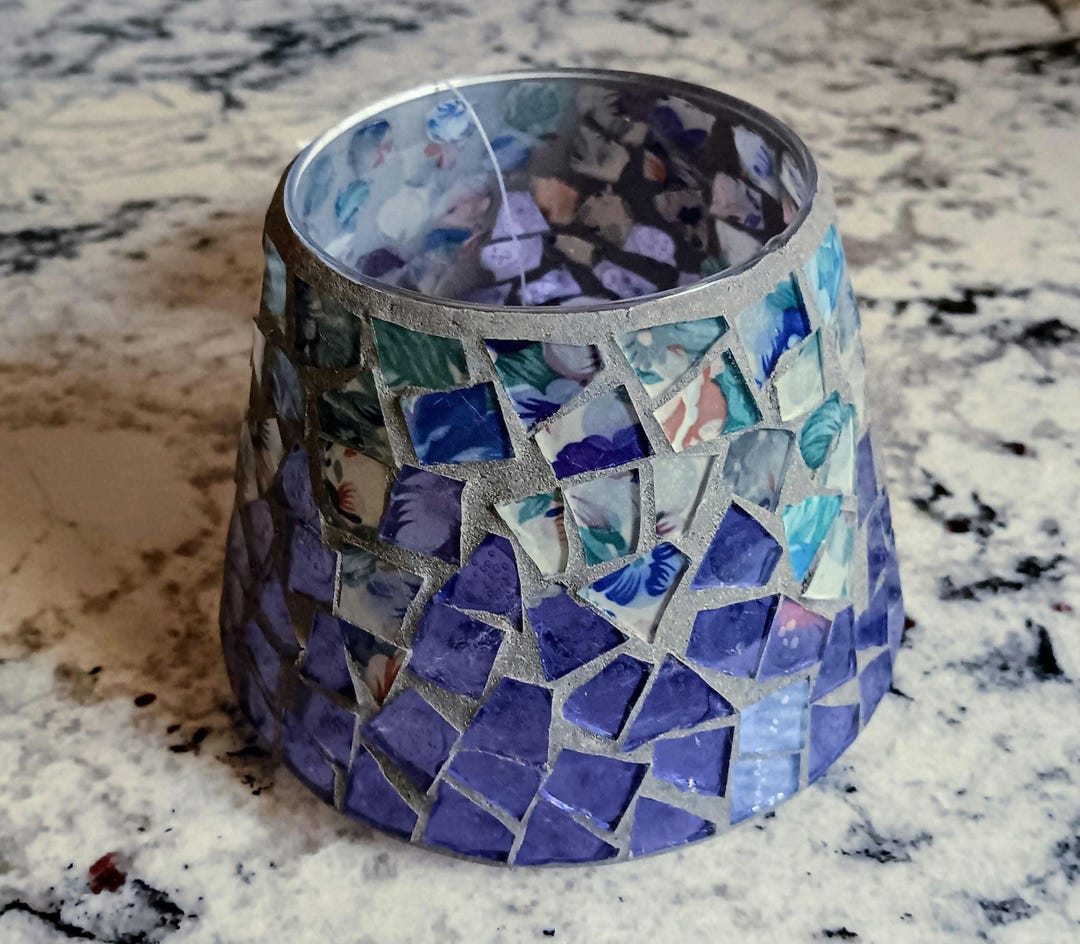 Stained Glass Candle Shade - by Home Interiors and Gifts - Etsy