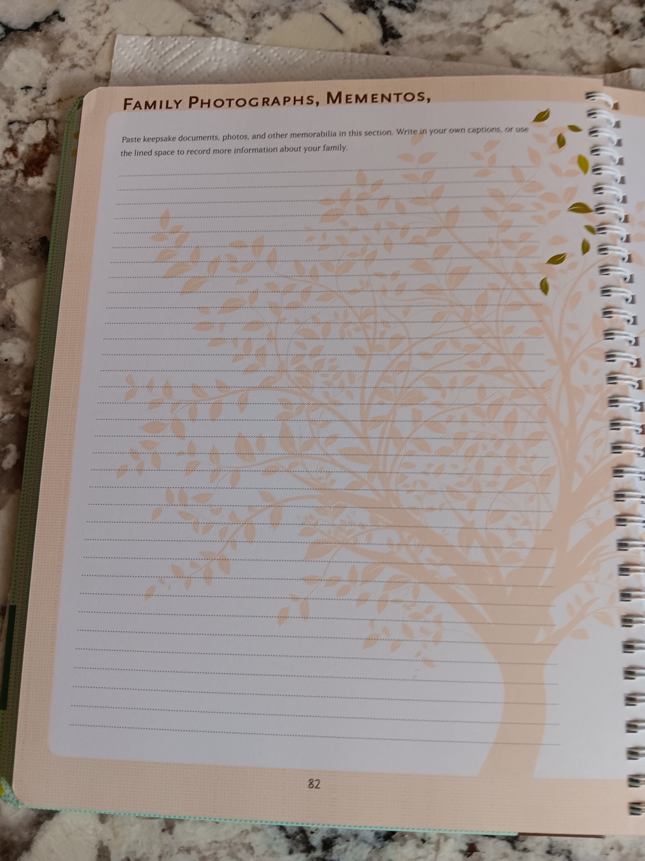 New Family Tree Workbook Family Charts Ancestry Genealogy Lineage ...