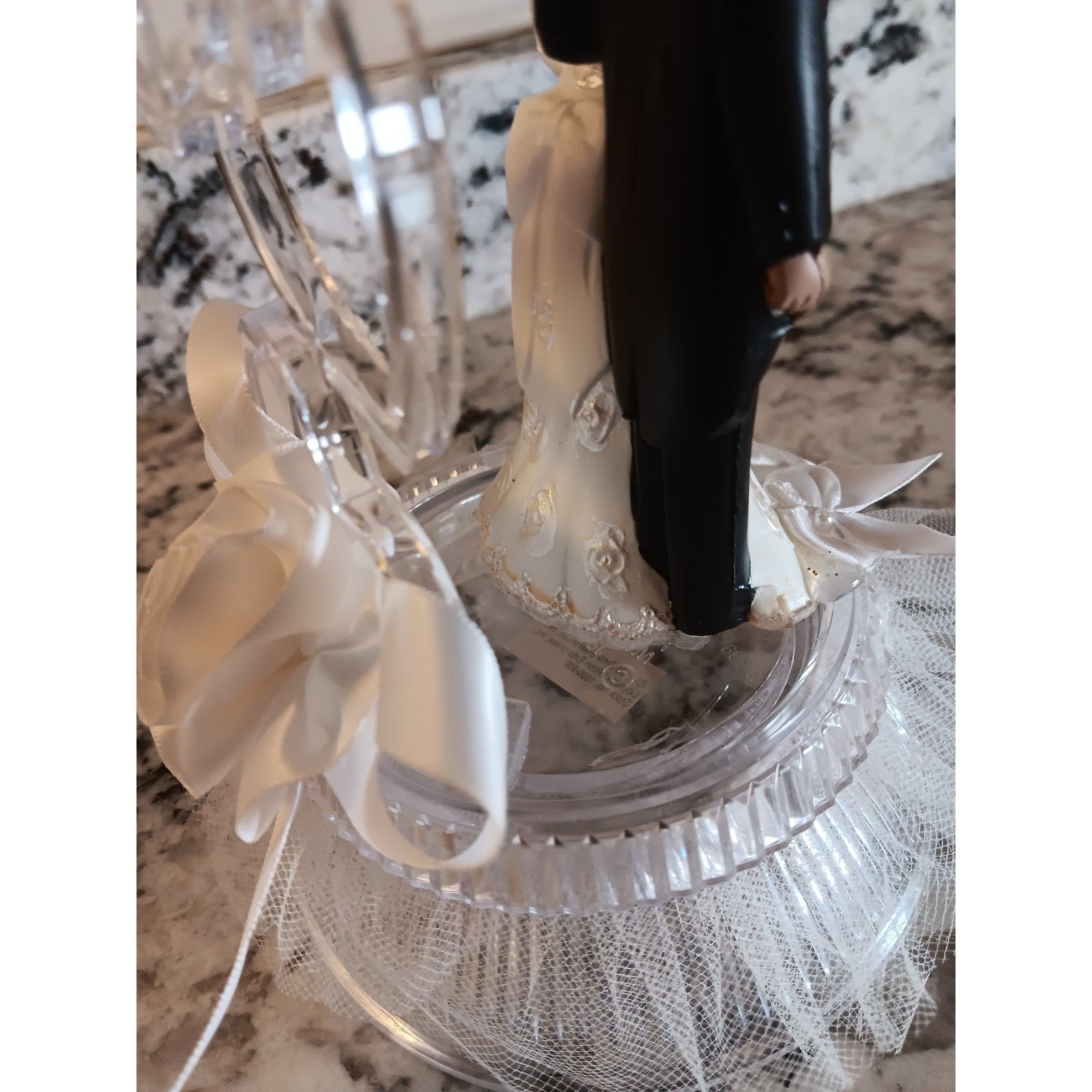 African American Cake Topper African American Wedding Black Bride and ...