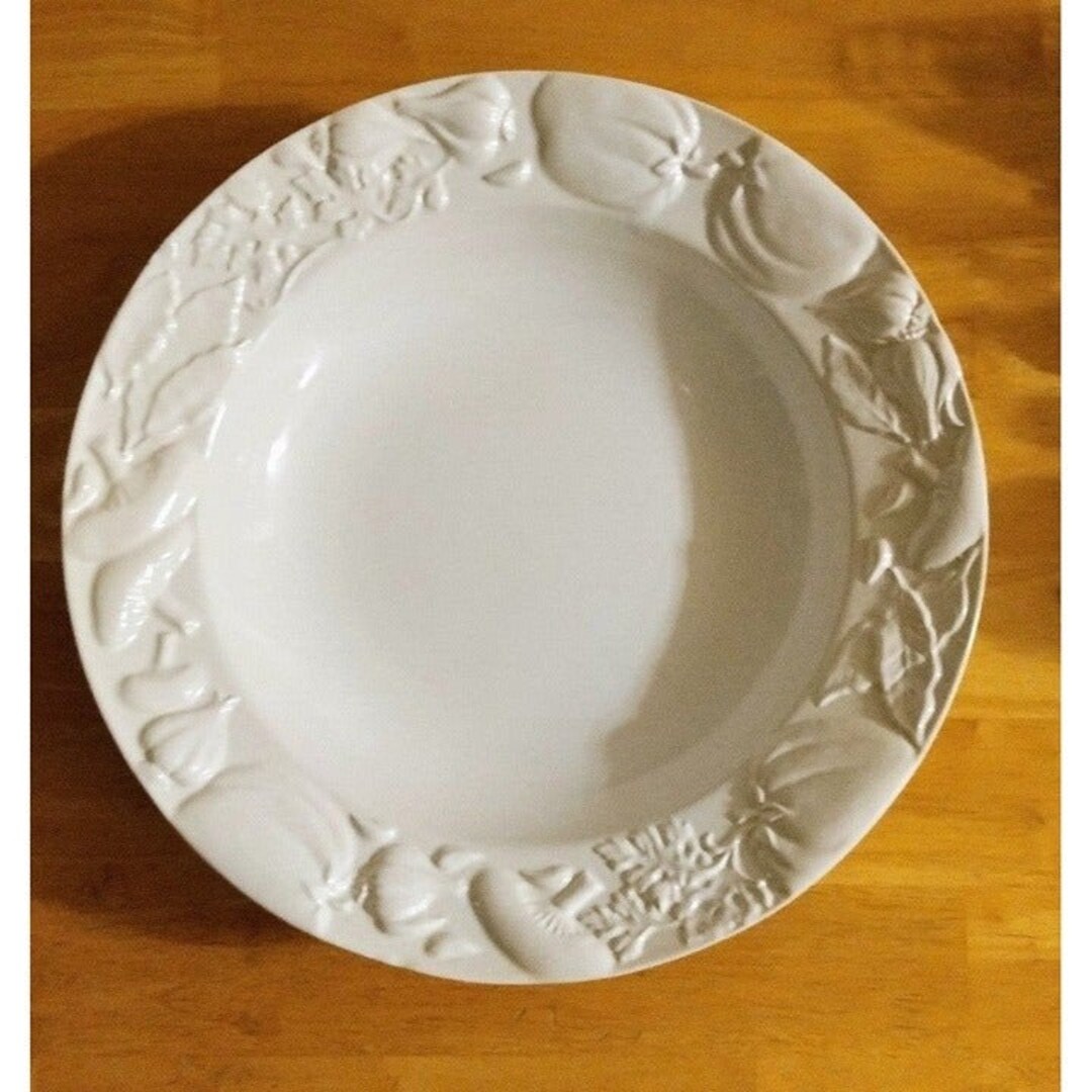 Large Vintage Embossed Serving Bowl - FAPOR by Portugal Salad Bowls ...