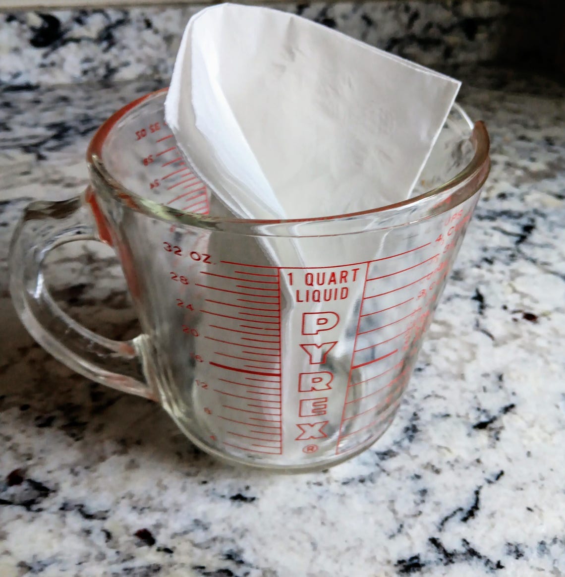Vintage Pyrex Glass Measuring Cup D Handle 4 Cups 1 Quart 1 Liter - Etsy