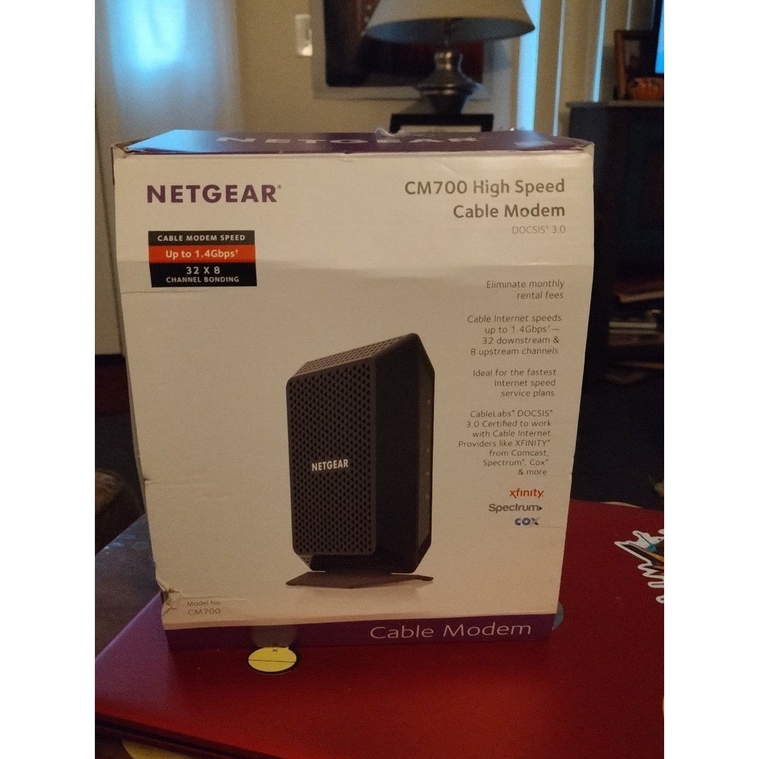NETGEAR High Speed Cable Modem CM700 Network Connectivity Cable Modem ...