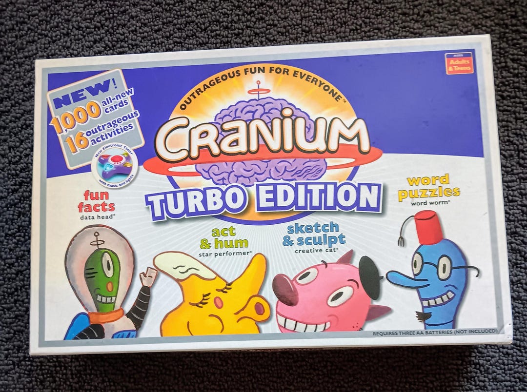 Cranium Board Game Turbo Edition 1997-2004 - Kids and Adults Board ...