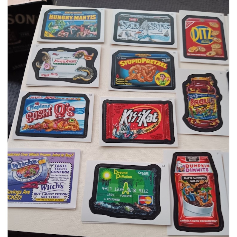 Stickers Wacky Packages Lot 54 Collectible Cards Stickers Trading Cards ...