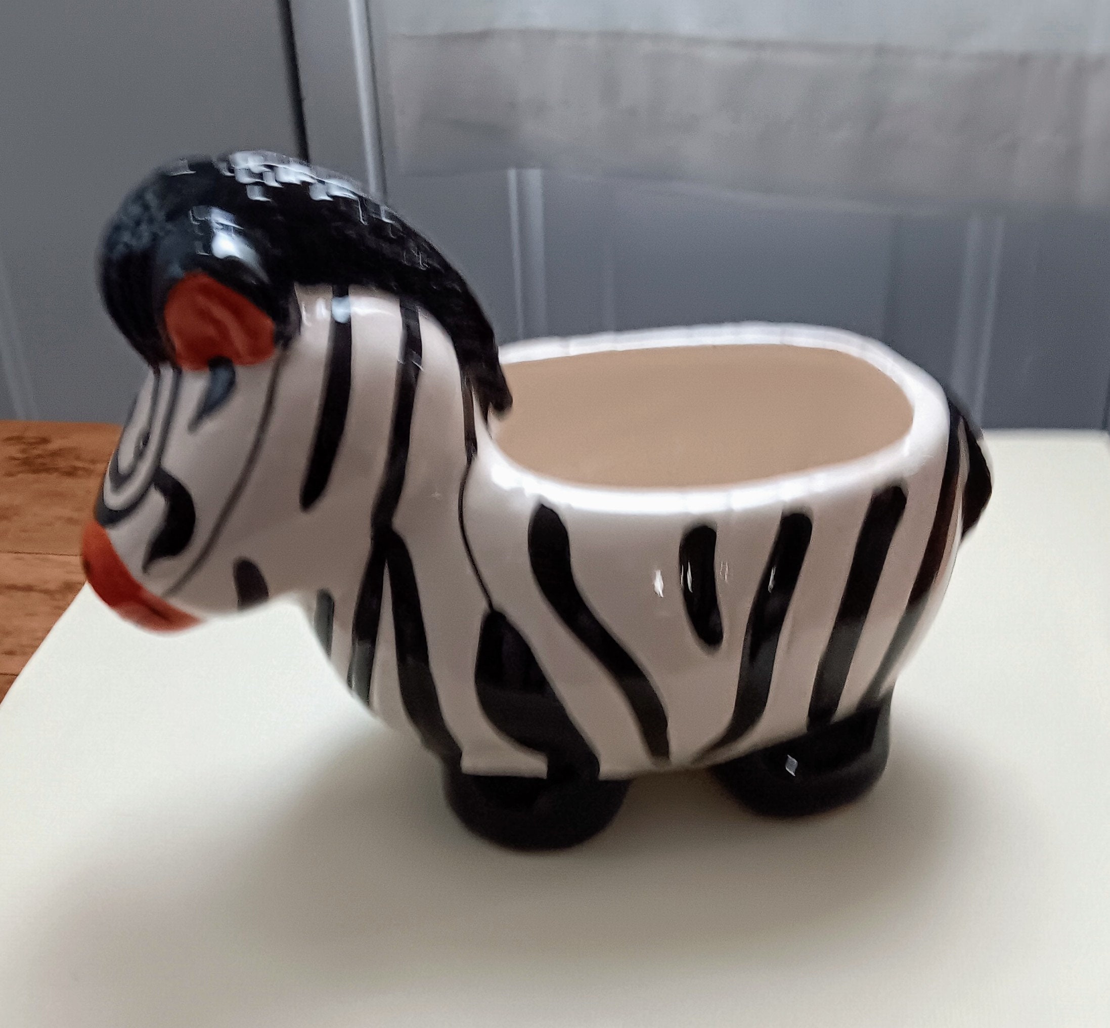 Zebra Garden Planter Outdoor Decor Garden Decor Plants Zebra Gardening ...