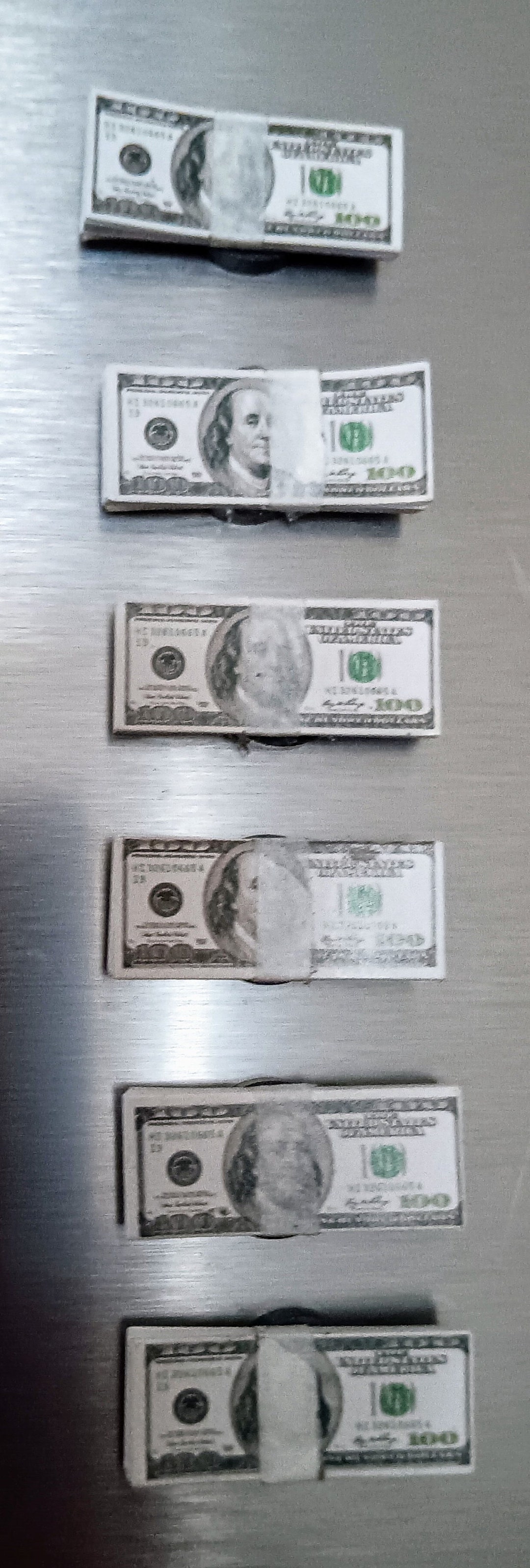 Magnets for Fridge - Mini Dollar Bill Magnets - 100 Dollar Bill Magnets ...