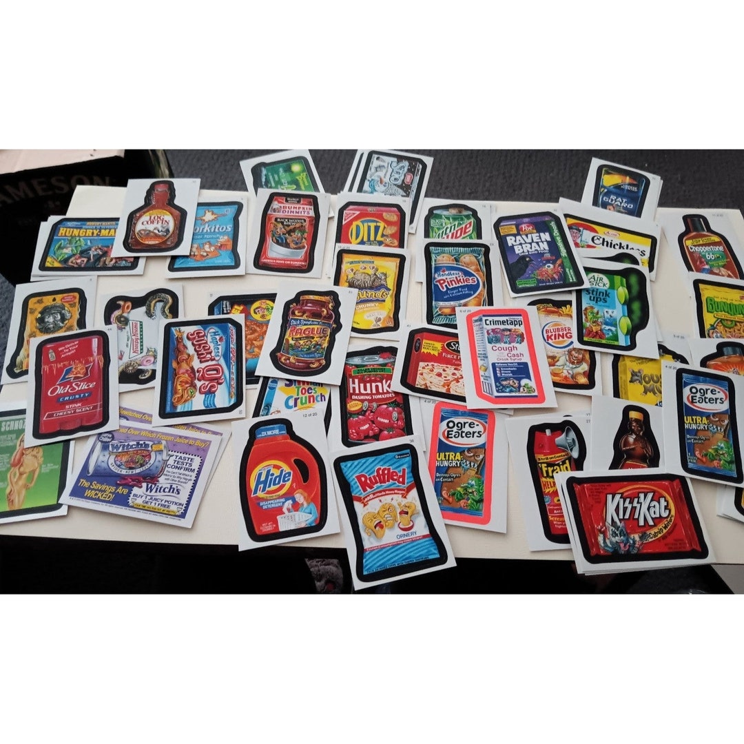 Stickers Wacky Packages Lot 54 Collectible Cards Stickers Trading Cards ...