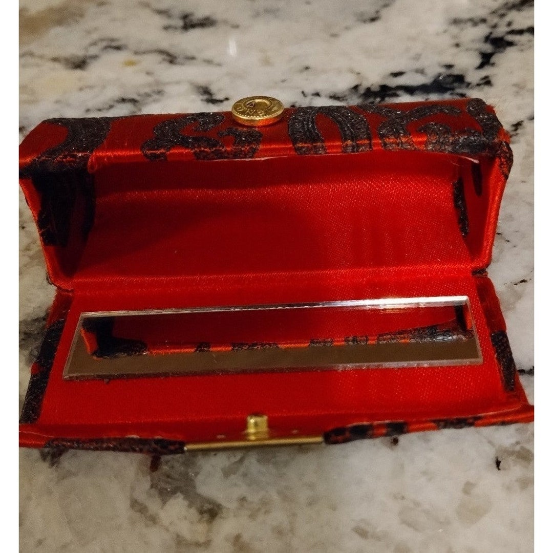 Old Fashioned Lipstick Holder Case With Mirror - Makeup Accessories ...