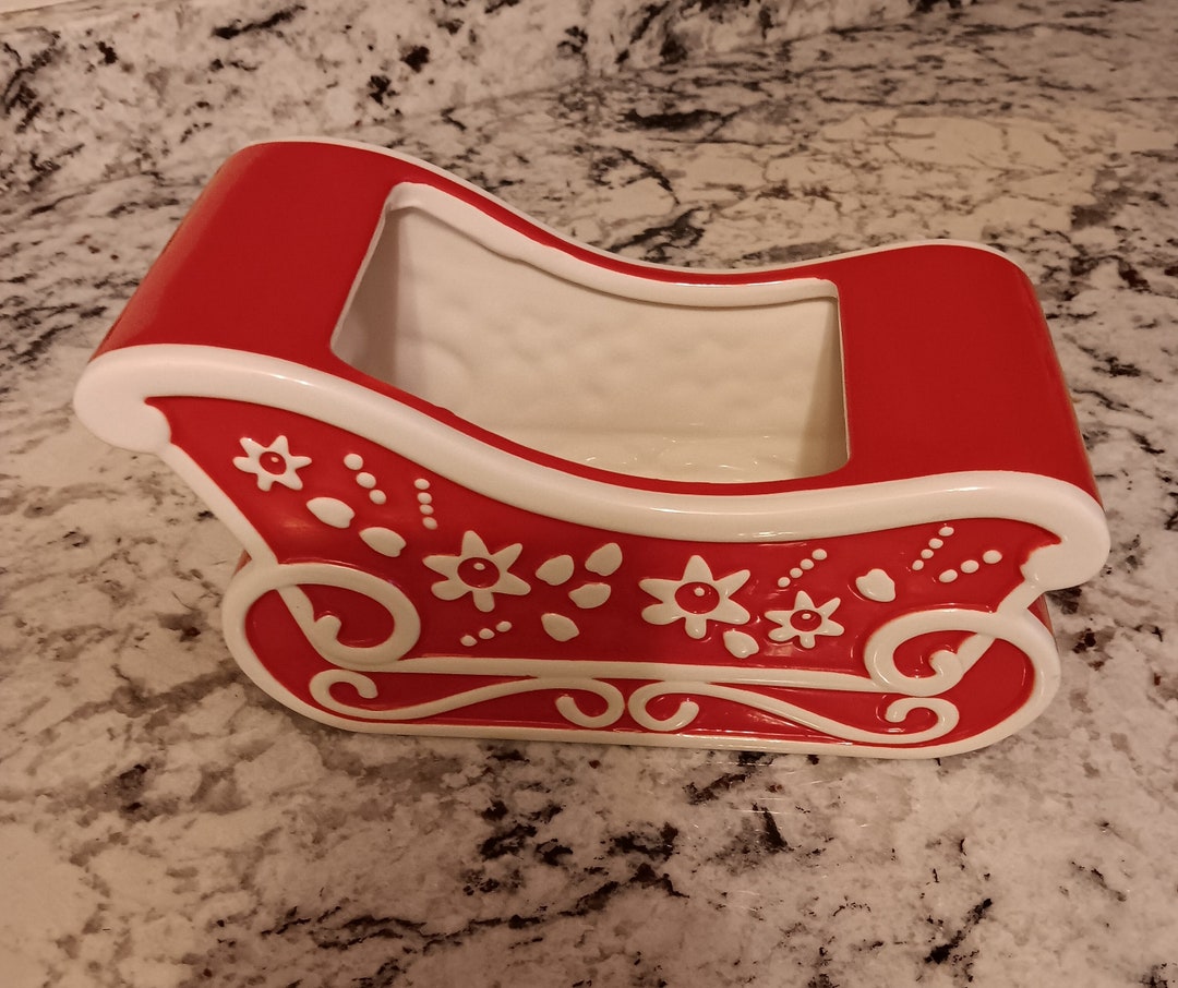 Candy Holder/dish - Christmas Planter - Edible Arrangements Planters ...