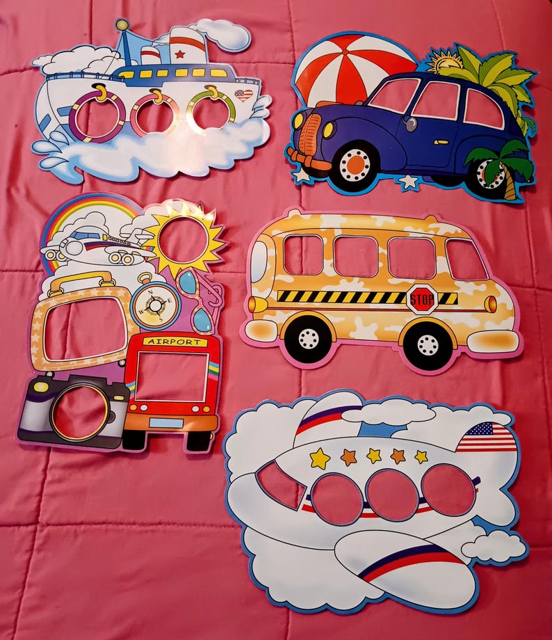Travel Clipart for Kids Arts and Crafts - Paper Crafts Cutouts Junk ...