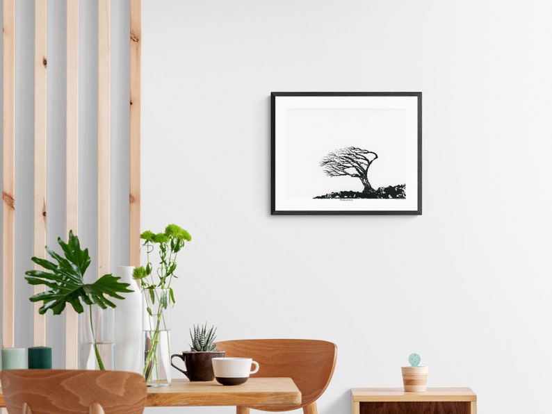 Ink Tree - Resilience / Original Fine Art Print / Minimalist Art / Line ...