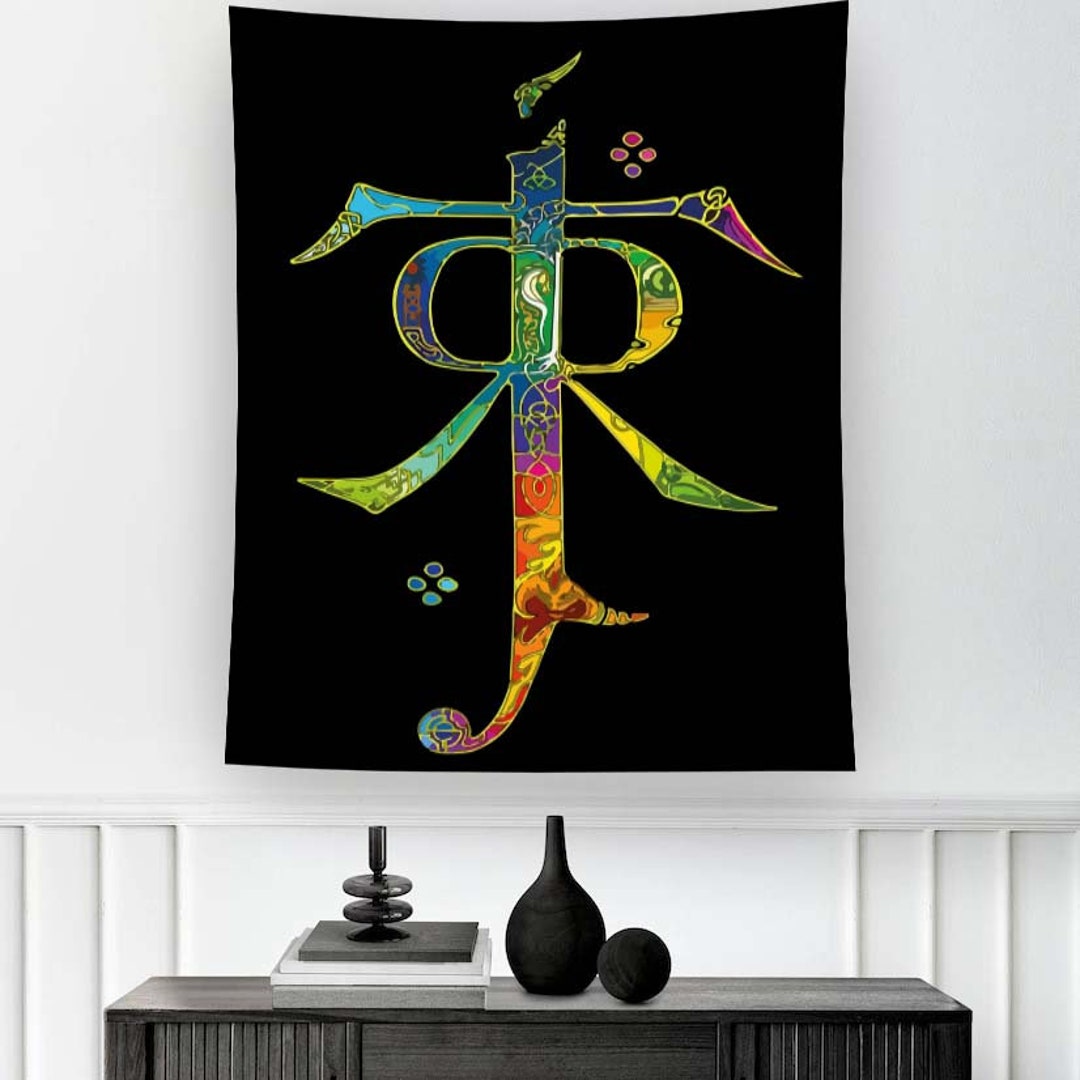 Lord of the Rings,tapestry Wall Hanging, JRR Tolkien, Lord of Ring ...
