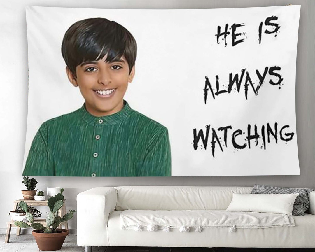 Ravi is Always Watching, Funny Meme,wall Hanging for Bedroom,living ...