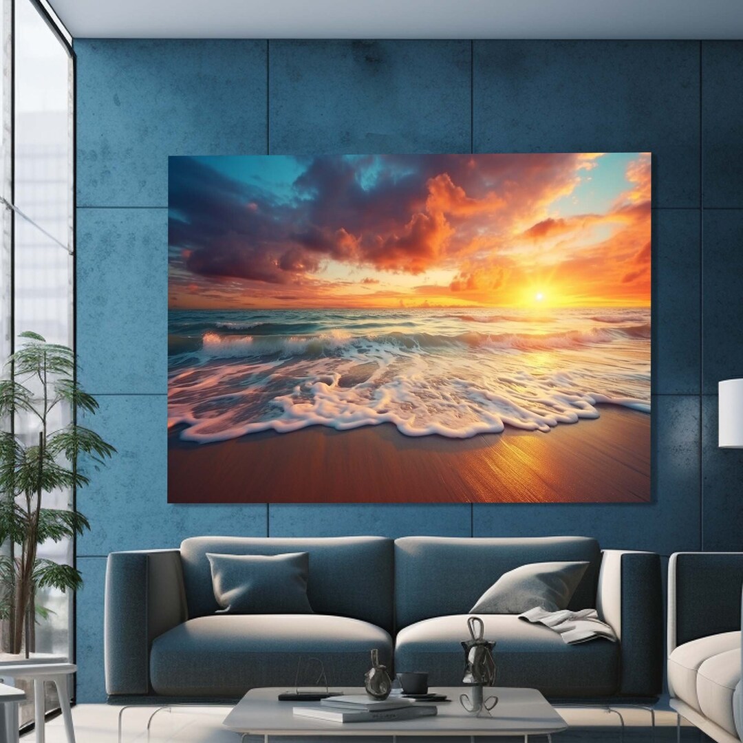 Tempered Glass Wall Art, Office Wall Decor, Luxury Wall Decor, Modern ...