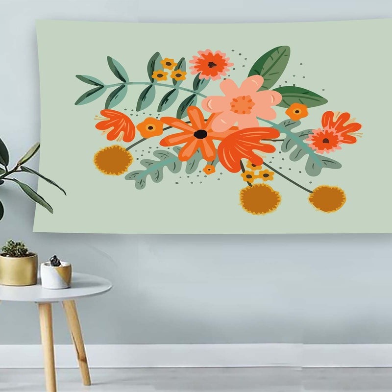 Floral Tapestry - Etsy