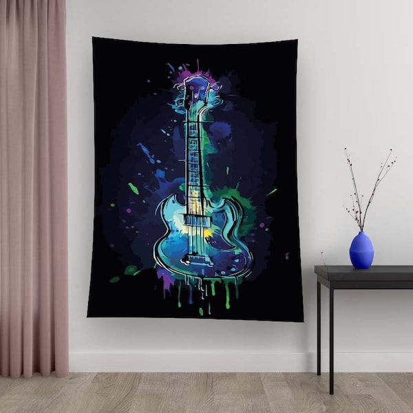 Guitar Tapestry - Etsy