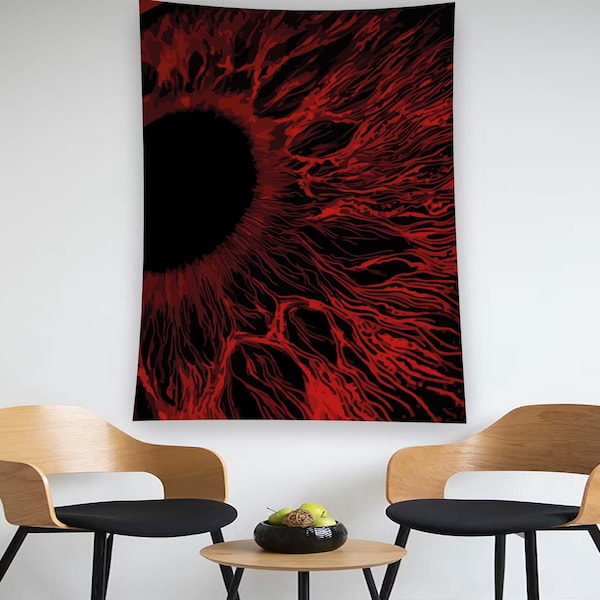 Red Tapestry - Etsy